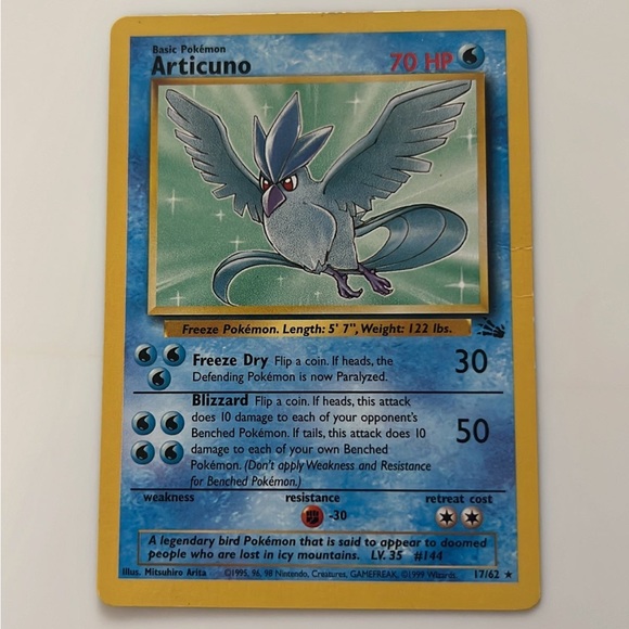 Pokemon | Toys | Pokmon Articuno | Poshmark
